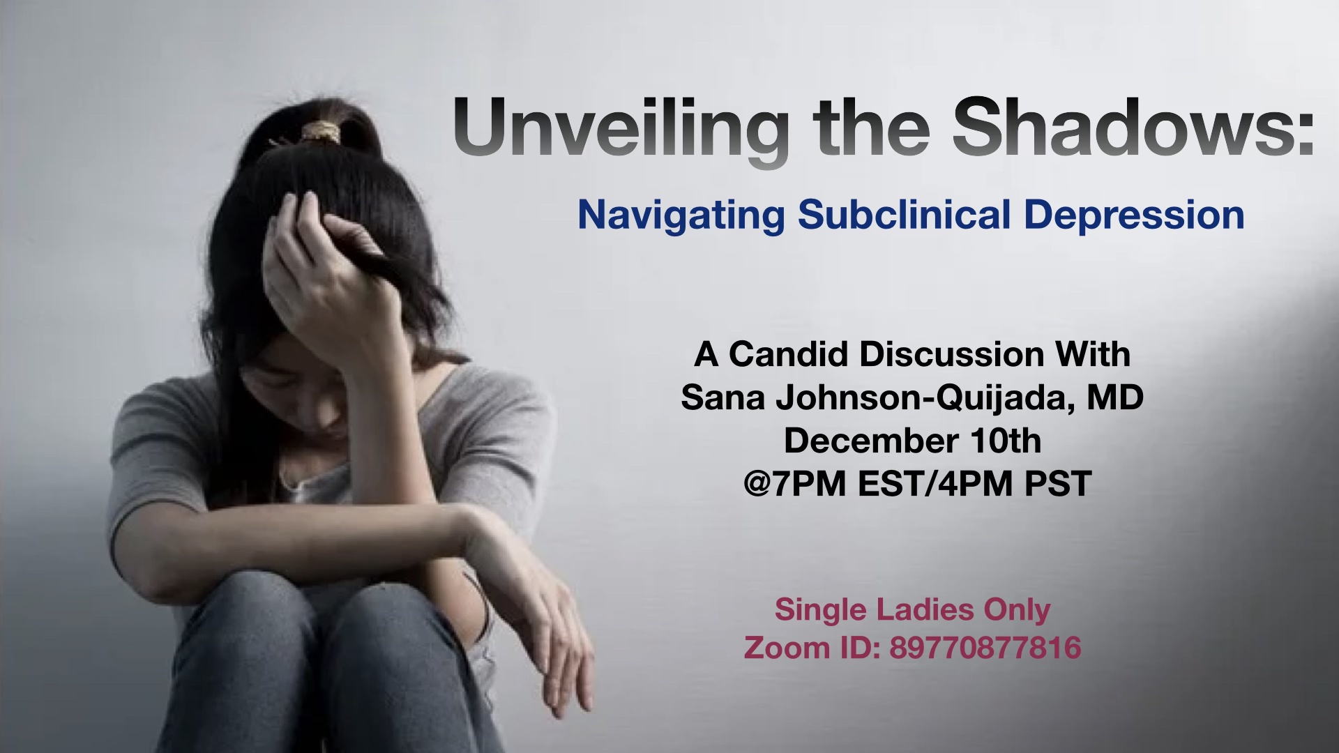 Subclinical Depression – Friend to Yourself